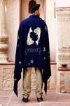 Buy Dusala Shawls Blue Pisces Sequin Pipe And Thread Work Shawl Online ...