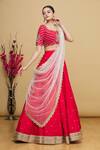 Buy Keerthi Kadire Floral Embroidered Lehenga Set Online Aza Fashions