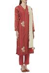 Buy Neeta Bhargava Cotton Silk Embroidered Kurta Set Online | Aza Fashions
