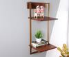 Buy Brick Brown Gemmy Cinnamon Vertical Wall Shelf Online | Aza Fashions