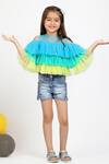 Buy Jelly Jones Multi Color Cotton Layered Top For Girls Online | Aza ...