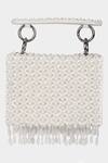 Buy White Embellished Belle Pearl Mini Bag by Aanchal Sayal Online at ...