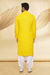 Buy Yellow Kurta: Lucknowi And Salwar: Sponge Silk Embroidery Thread ...