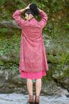 Buy Pink Azo Free Dyed Handwoven Cotton Embroidered Prema Ben Jacket ...