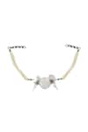 Buy Silver Plated Astrid Parakeet Cosmo Quartz Choker by Sangeeta ...