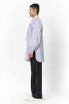 Buy Two Point Two Purple Yuki Cotton Poplin Shirt Dress Online | Aza ...