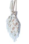 Buy Adora by Ankita Bead Tassel Potli Bag Online | Aza Fashions