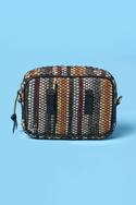 Buy Swarang Designs Chindi Handwoven Belt Bag Online | Aza Fashions