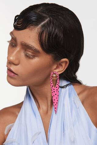 Buy Outhouse Gavi Spicule Kaybug Earrings Online | Aza Fashions