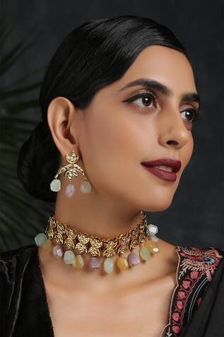 Buy Rabani & Rakha Multi Color Sheeting Rabia Printed Lehenga Set ...