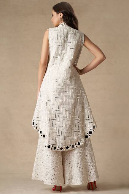 Buy Mirror Work Jacket by Twenty Nine at Aza Fashions