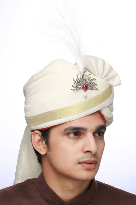 Buy Cosa Nostraa Gold The Maharaja Stone Embellished Kalangi Online ...