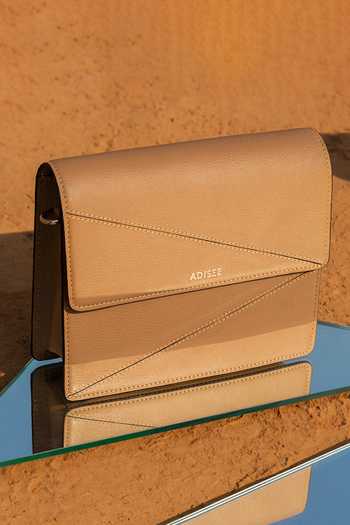 Buy Beige Diana Leather Mini Structured Bag by ADISEE Online at Aza ...