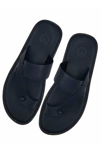 Buy Blue Toe Ring Slippers For Men by Sko Online at Aza Fashions.