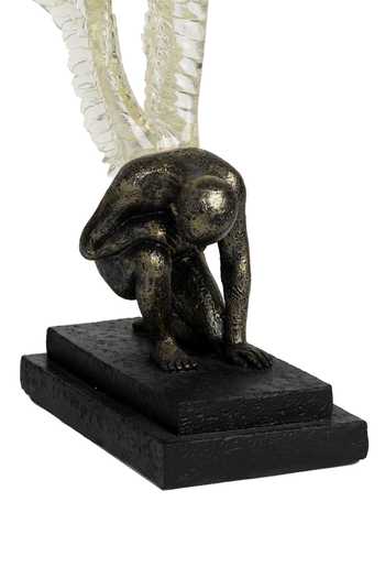 Buy H2H Angel Sculpture With Clear Wings Online | Aza Fashions