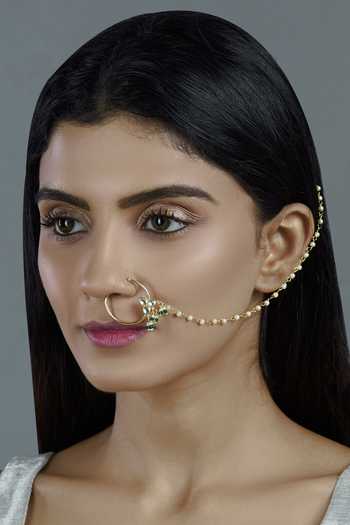 Buy Just Jewellery Stone Nath Online | Aza Fashions