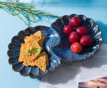 Buy H2H Shell Shaped Platter Online | Aza Fashions
