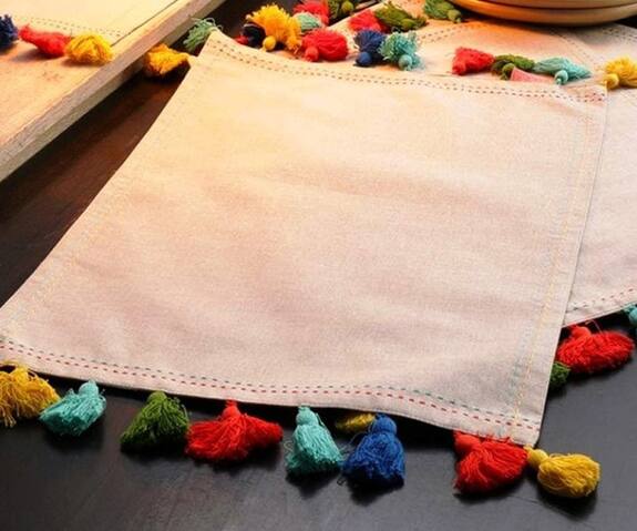 Buy H2H Rainbow Tablemats (Set of 4) Online | Aza Fashions