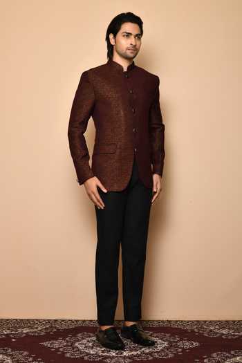 Buy Floral Pattern Jodhpuri by Nazaakat by Samara Singh at Aza Fashions