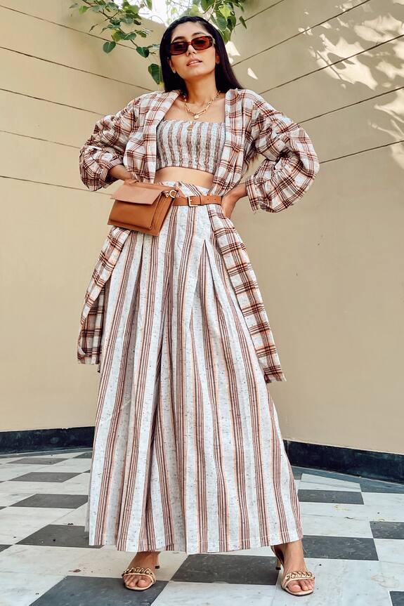 Buy House of Fett Grey Cotton Lagos Jacket And Pants Set Online | Aza ...