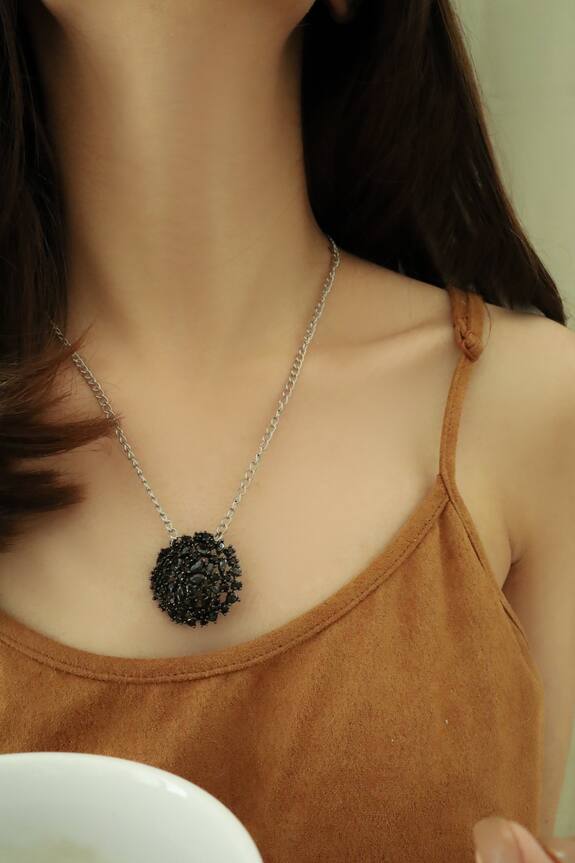 Buy Phiroza Stone Pendant Necklace Online | Aza Fashions