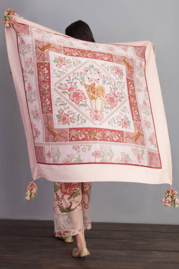 Buy Torani - Accessories Gulbahari Aafiya Scarf Online | Aza Fashions