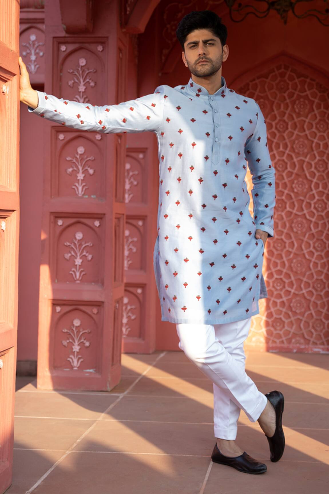 Buy Kaaj Button Collection | Nehru Jacket & Sets, Bandhgalas for Men ...
