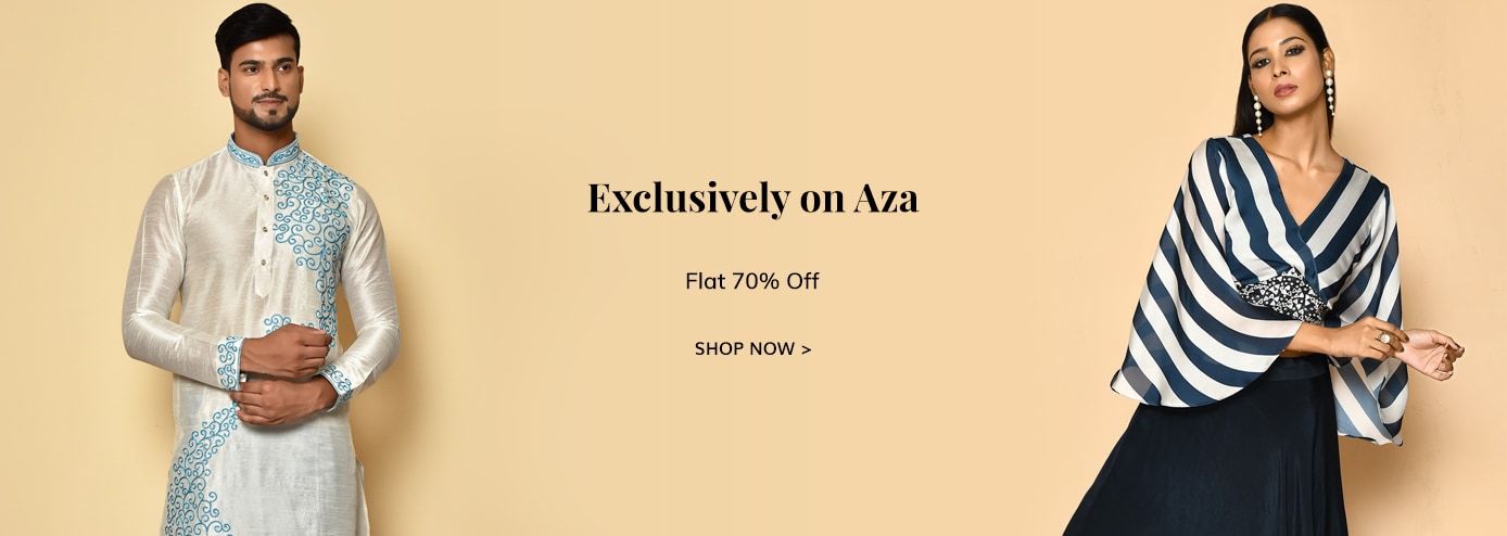 Upto 70% Off | Luxury Designer Collections | Aza Fashions