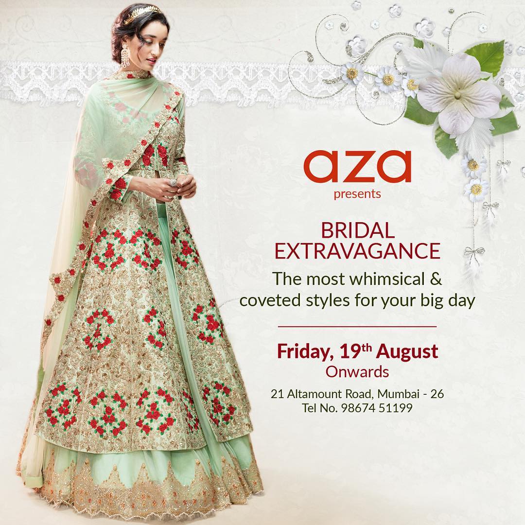 Aza Fashions - Indian Fashion Designer Store Located In Mumbai and Delhi