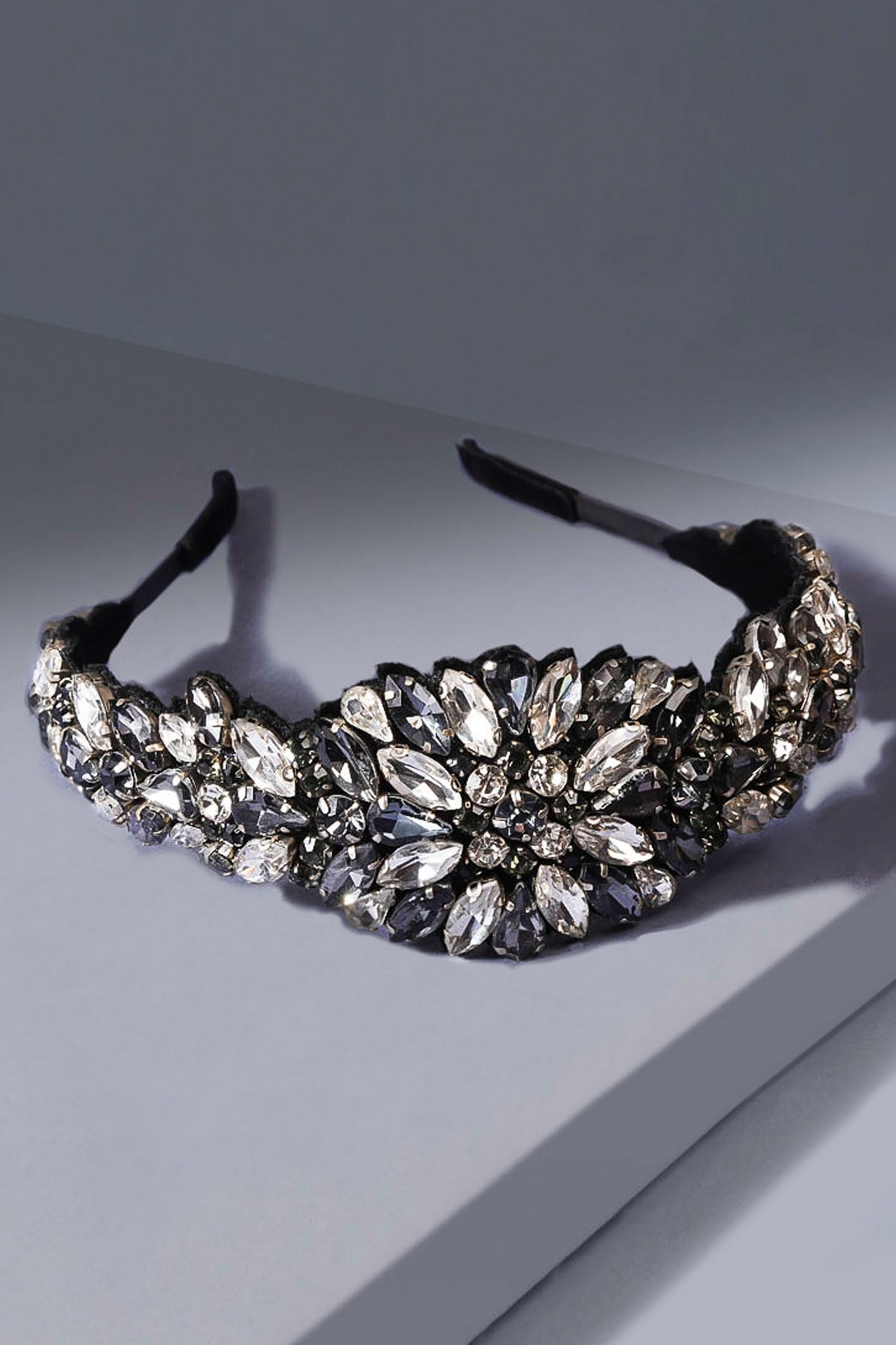 Buy Hair Drama Co. Rosemary Crystal Embellished Broad Headband Online ...