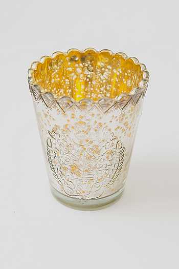 Buy Table Manners Scallop Glass Votive Online | Aza Fashions