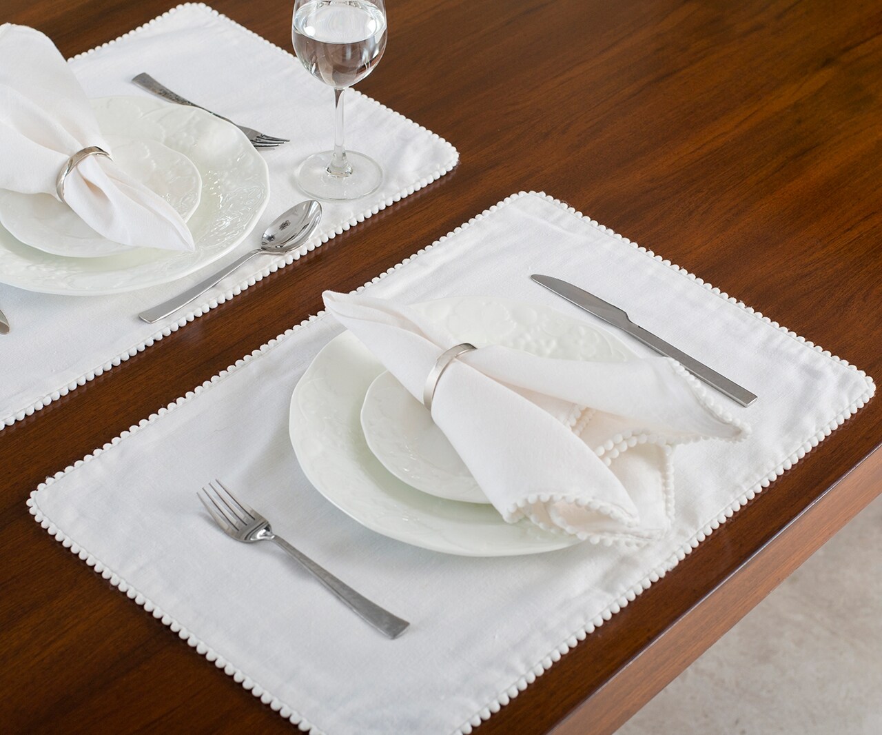 Buy Elm & Oak Chloe Rectangle Shaped Placemat - Set Of 4 Online | Aza ...