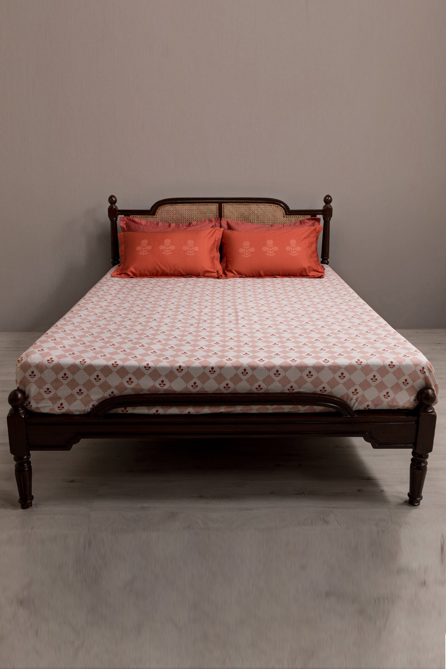 Buy Kyoona The Bageecha Floral Print Bedsheet Set Online | Aza Fashions