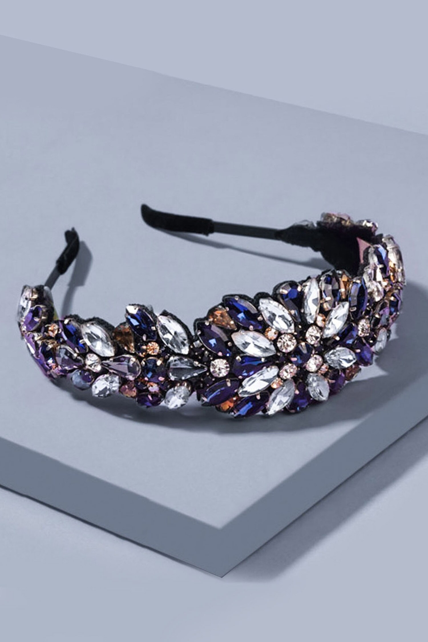 Buy Hair Drama Co. Rosemary Crystal Embellished Headband Online | Aza ...