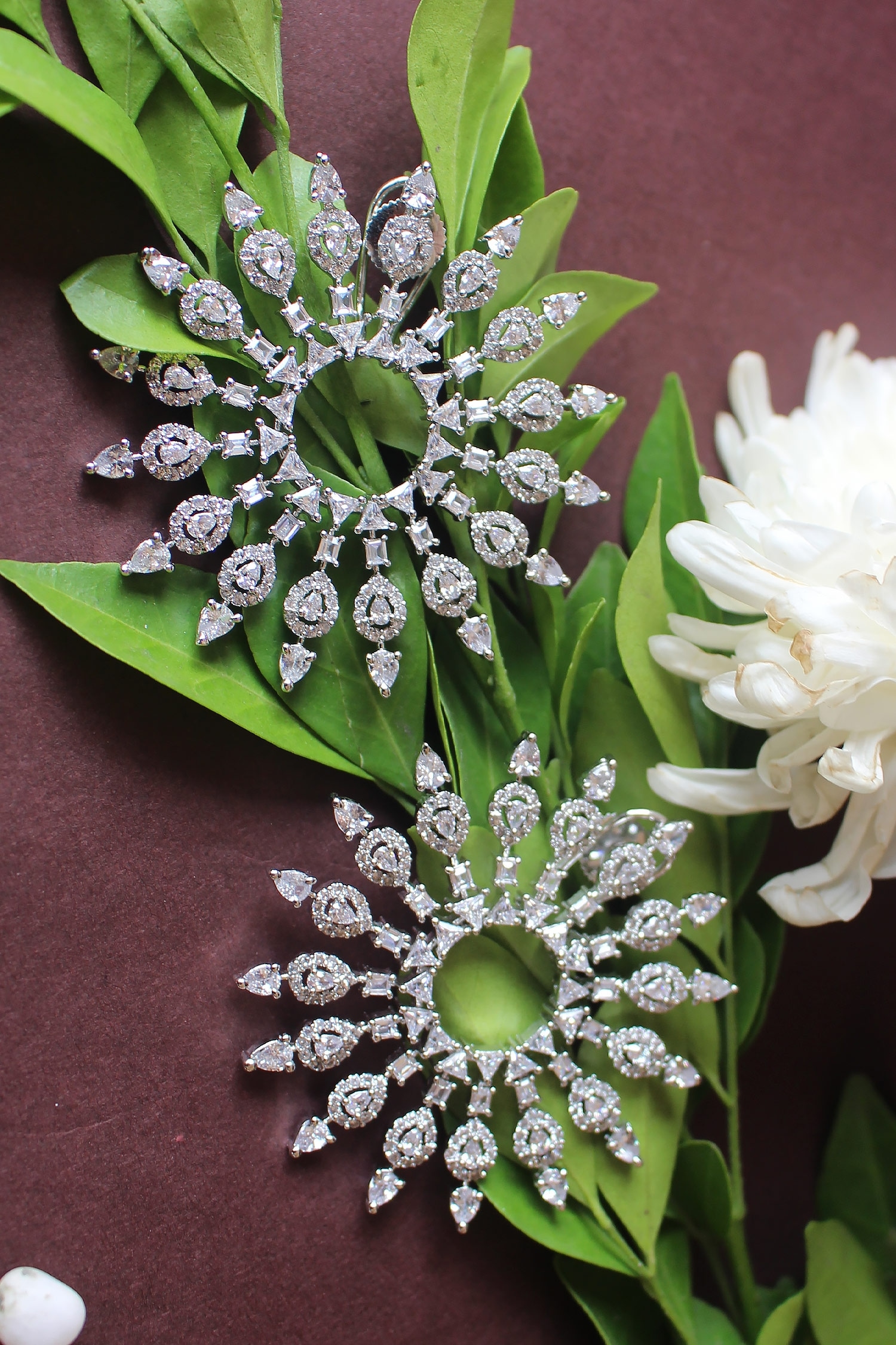 Buy Nayaab by Sonia Sol Sun Shaped Stud Earrings Online | Aza Fashions