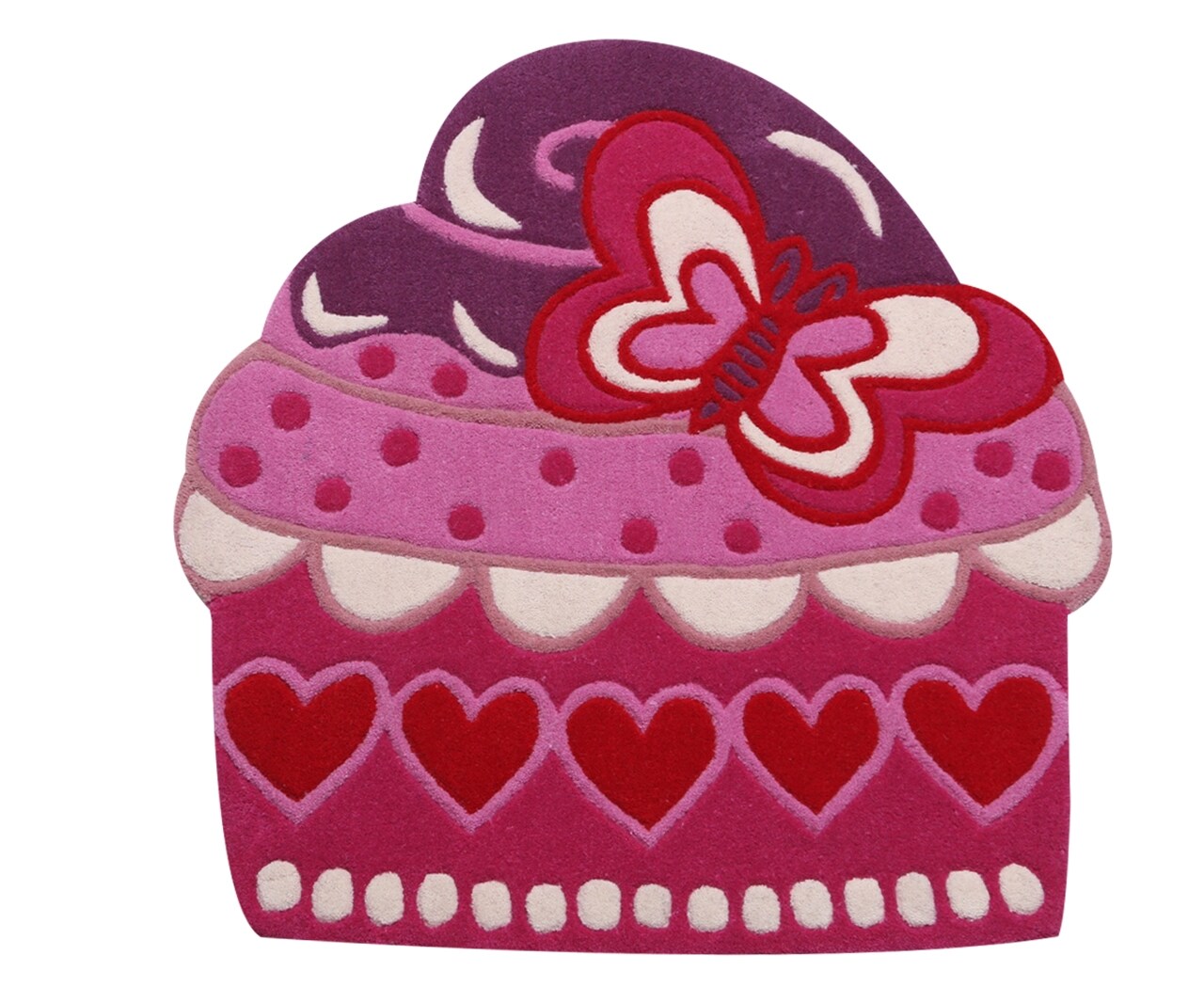 Buy Littlelooms Handcrafted Cupcake Rug Online | Aza Fashions