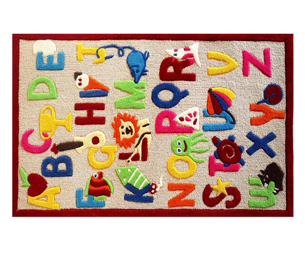 Buy Littlelooms Handcrafted Alphabet Rug Online | Aza Fashions