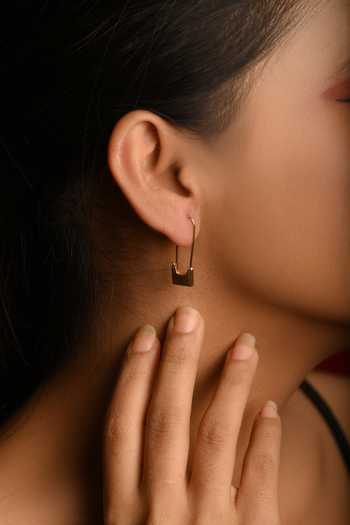 Buy The Bling Girll Pin Shaped Contemporary Earrings Earring Online ...