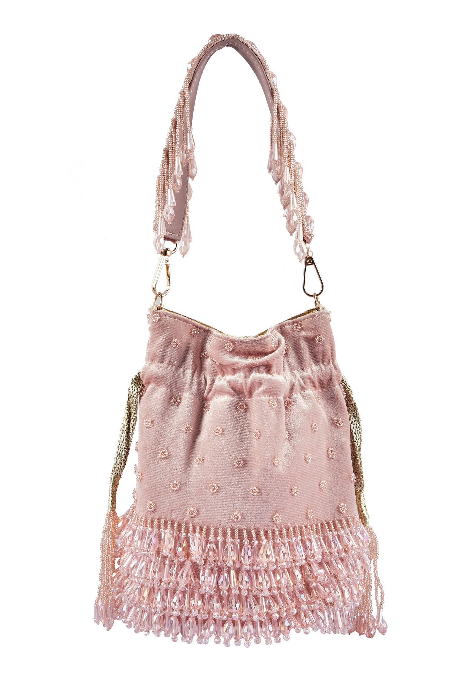 Buy Aloha by PS Crystalline Embroidered Potli Bag Online | Aza Fashions