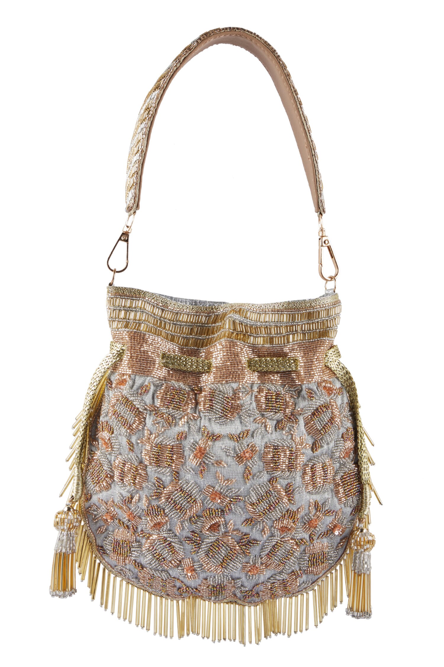 Buy Aloha by PS Florence Embroidered Potli Bag Online | Aza Fashions