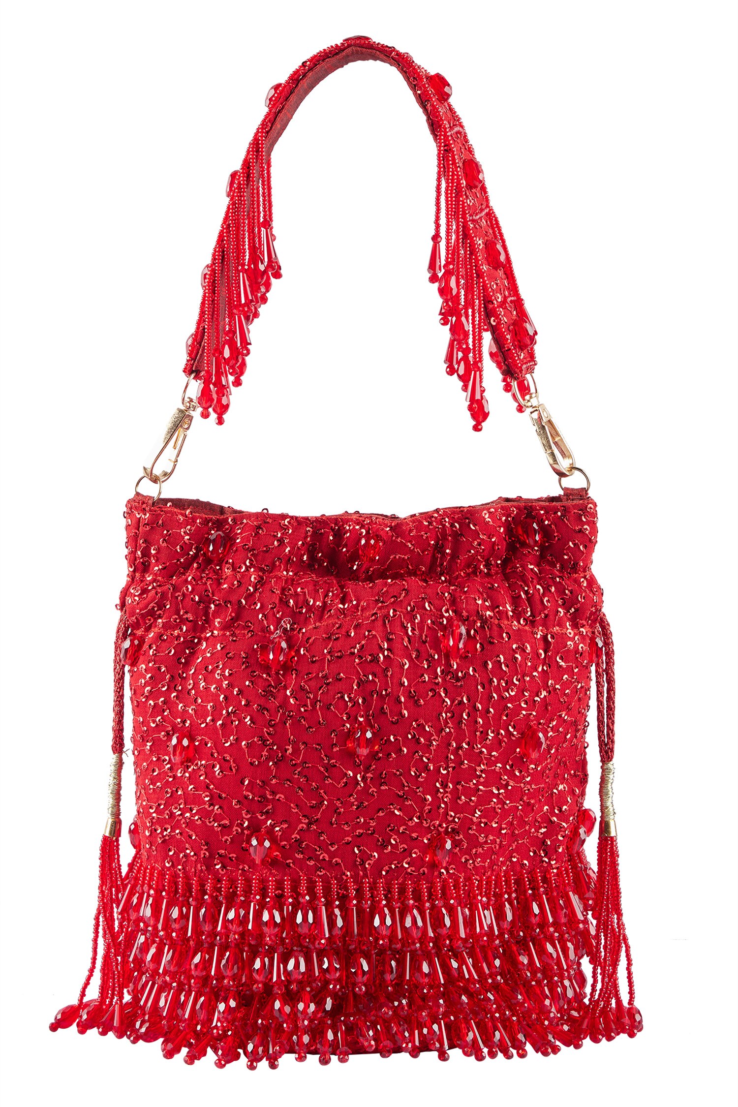 Buy Aloha by PS Crystalline Embroidered Potli Bag Online | Aza Fashions