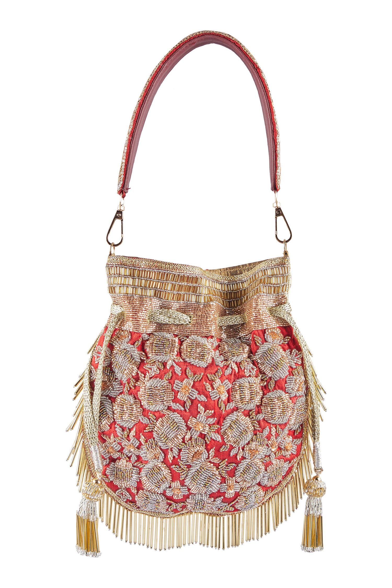 Buy Aloha by PS Florence Embroidered Potli Bag Online | Aza Fashions