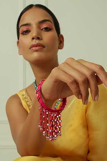 Buy NakhreWaali Raula Handcrafted Bangle Online | Aza Fashions