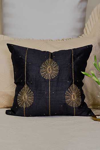 Buy Stripe Pattern Cushion Cover by ALCOVE at Aza Fashions