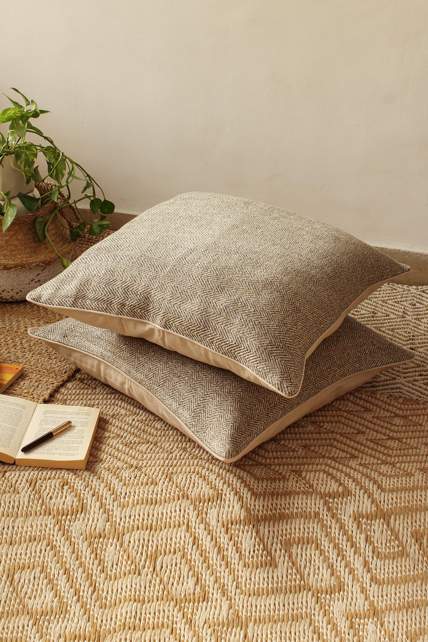 Buy Purvanchal Square Cushion Covers - 2 Piece by House This at Aza ...