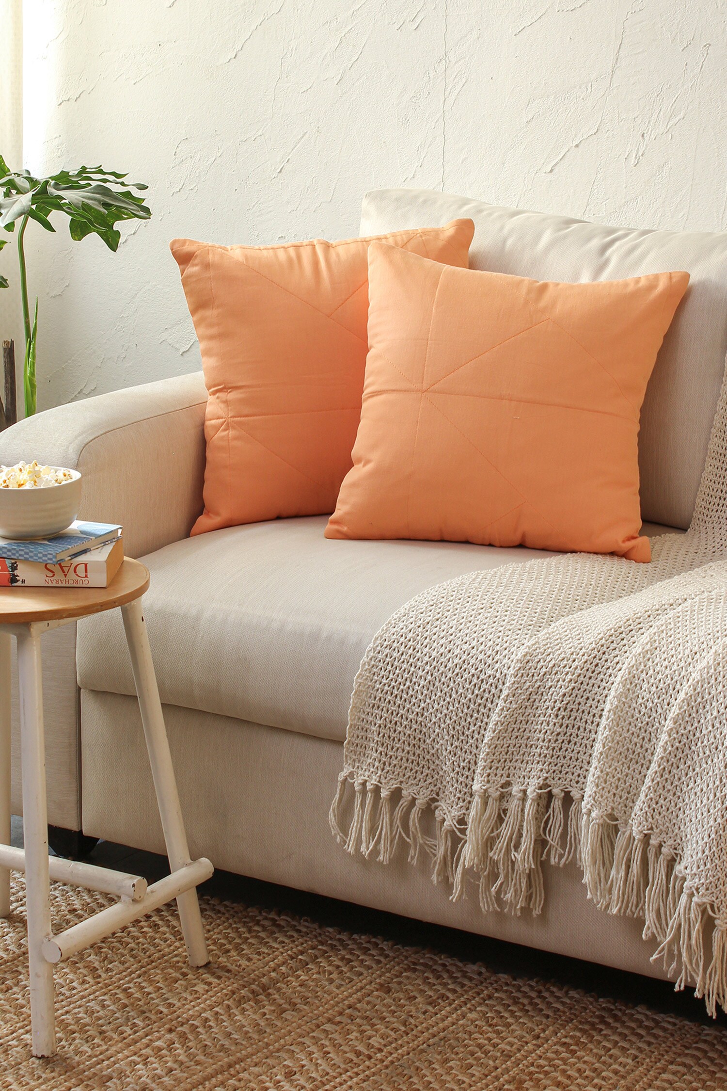 Buy Khubaani Diamond Pattern Cushion Covers 2 Pcs Set by House This at ...