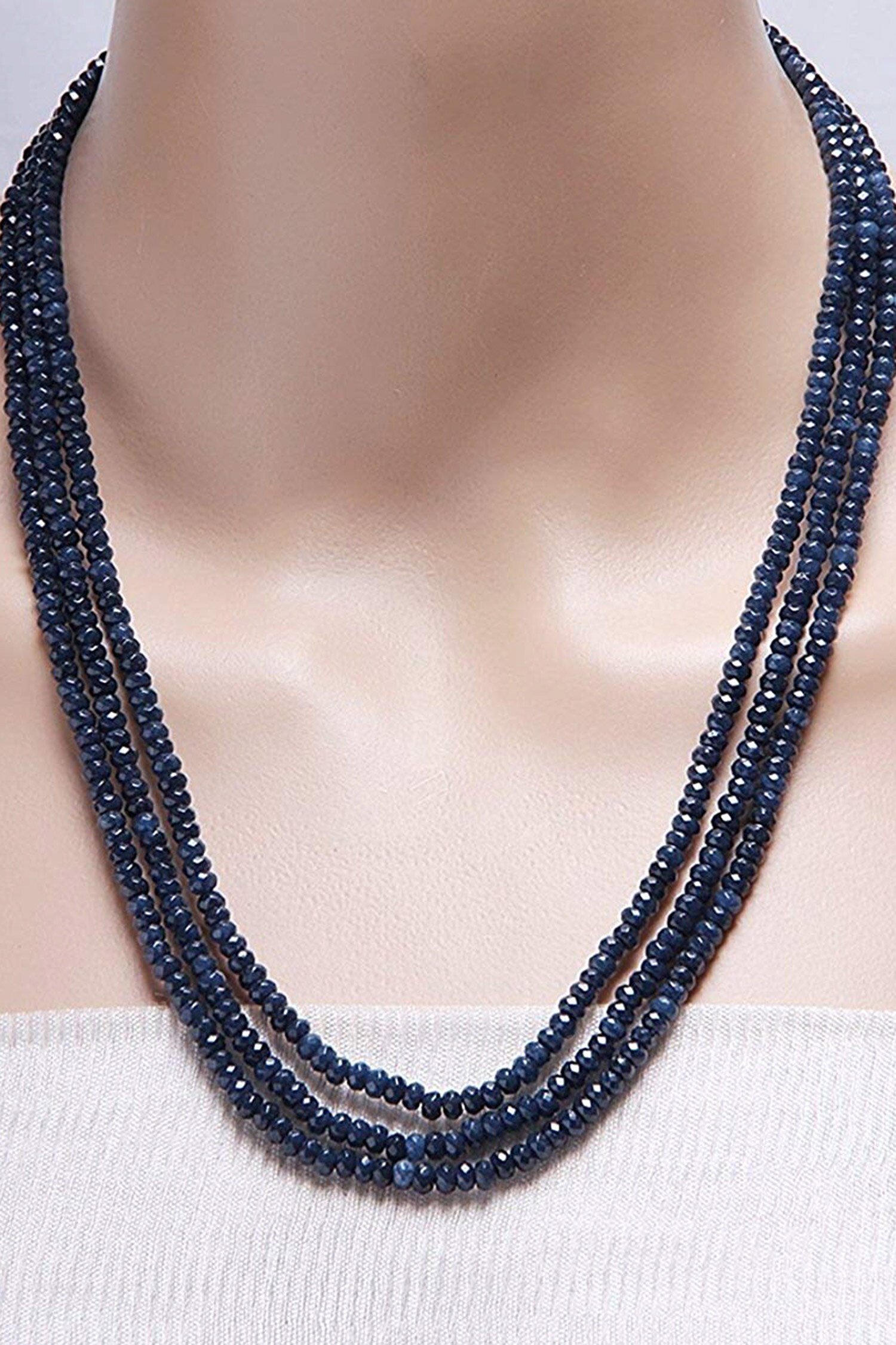 Buy Semi Precious Stone Layered Necklace by Kastiya Jewels at Aza Fashions