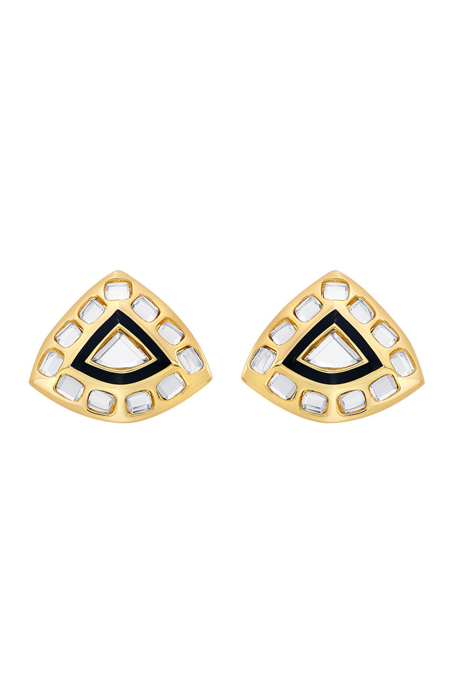 Buy Just Jamiti Trifecta Studs by Isharya at Aza Fashions