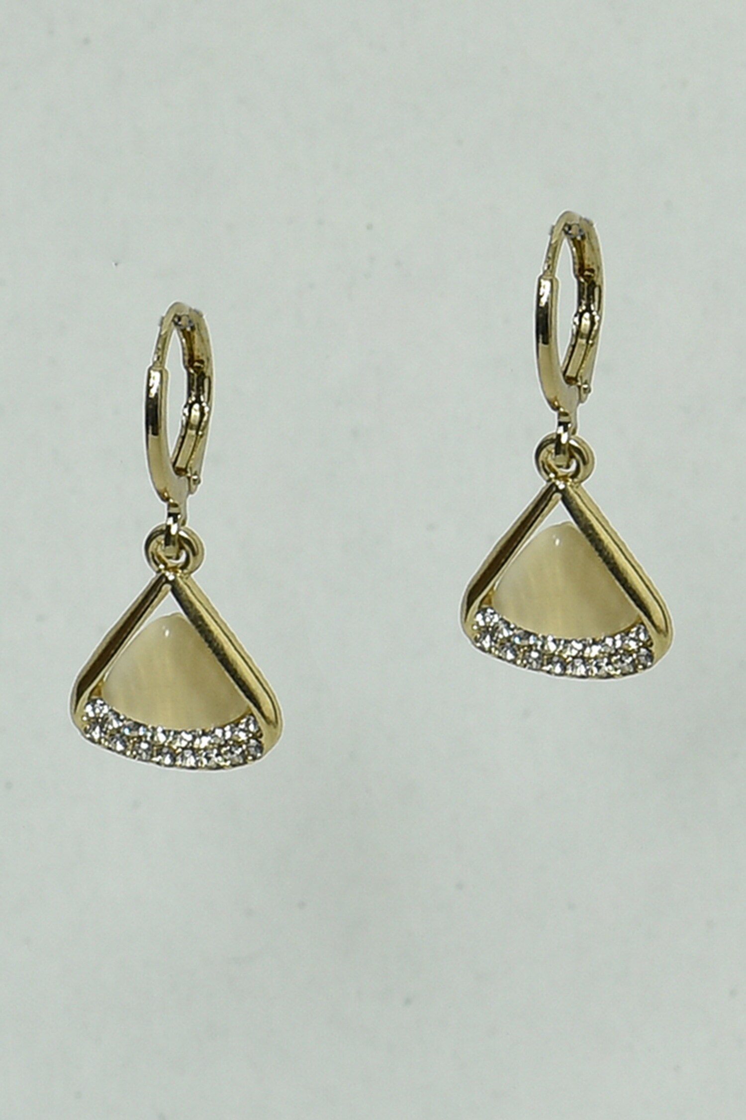 Buy Naintara Bajaj Triangle Shaped Earrings Online | Aza Fashions