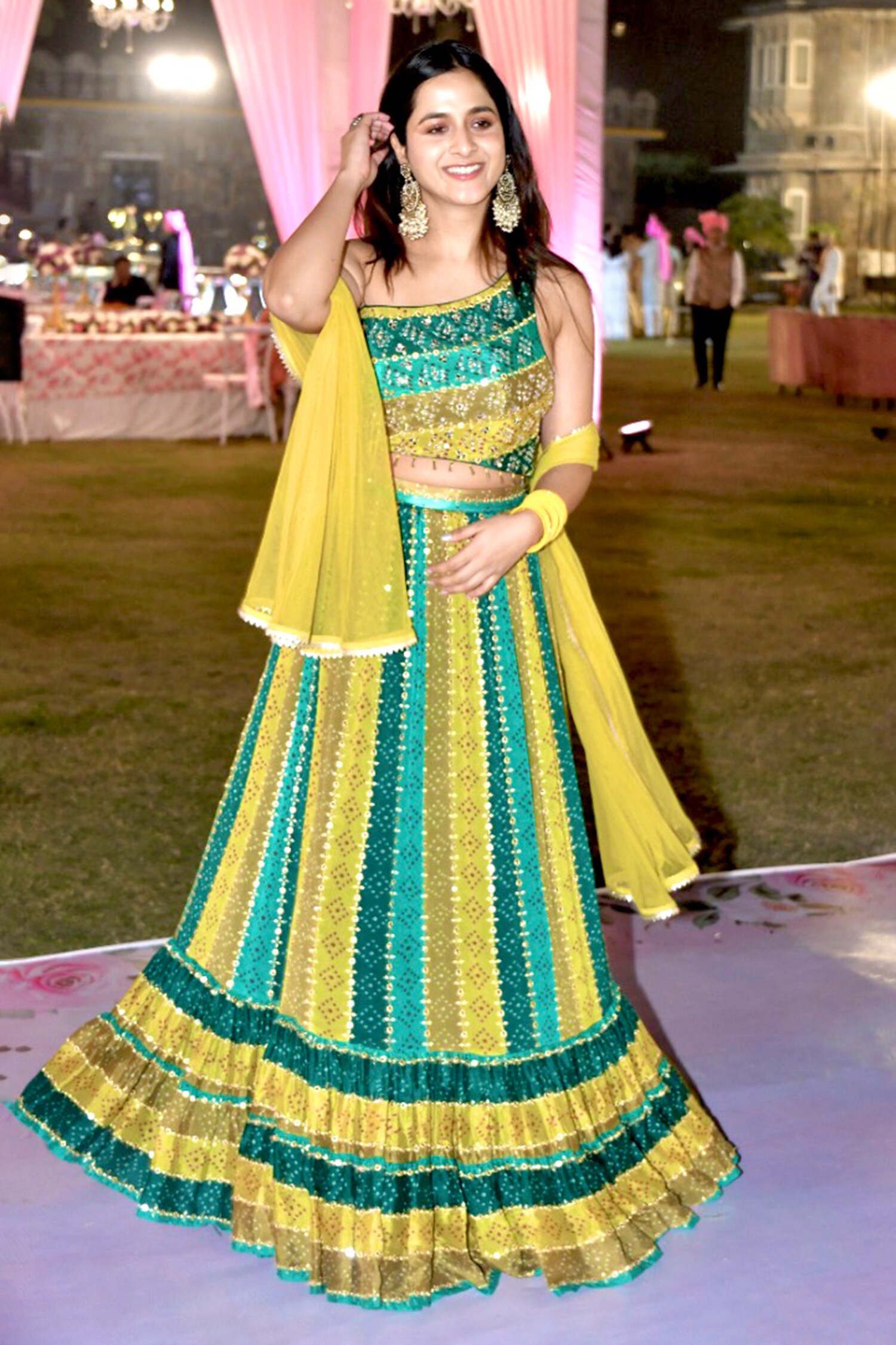 Buy Basanti - Kapde Aur Koffee Multi Color Blouse Embellished ...